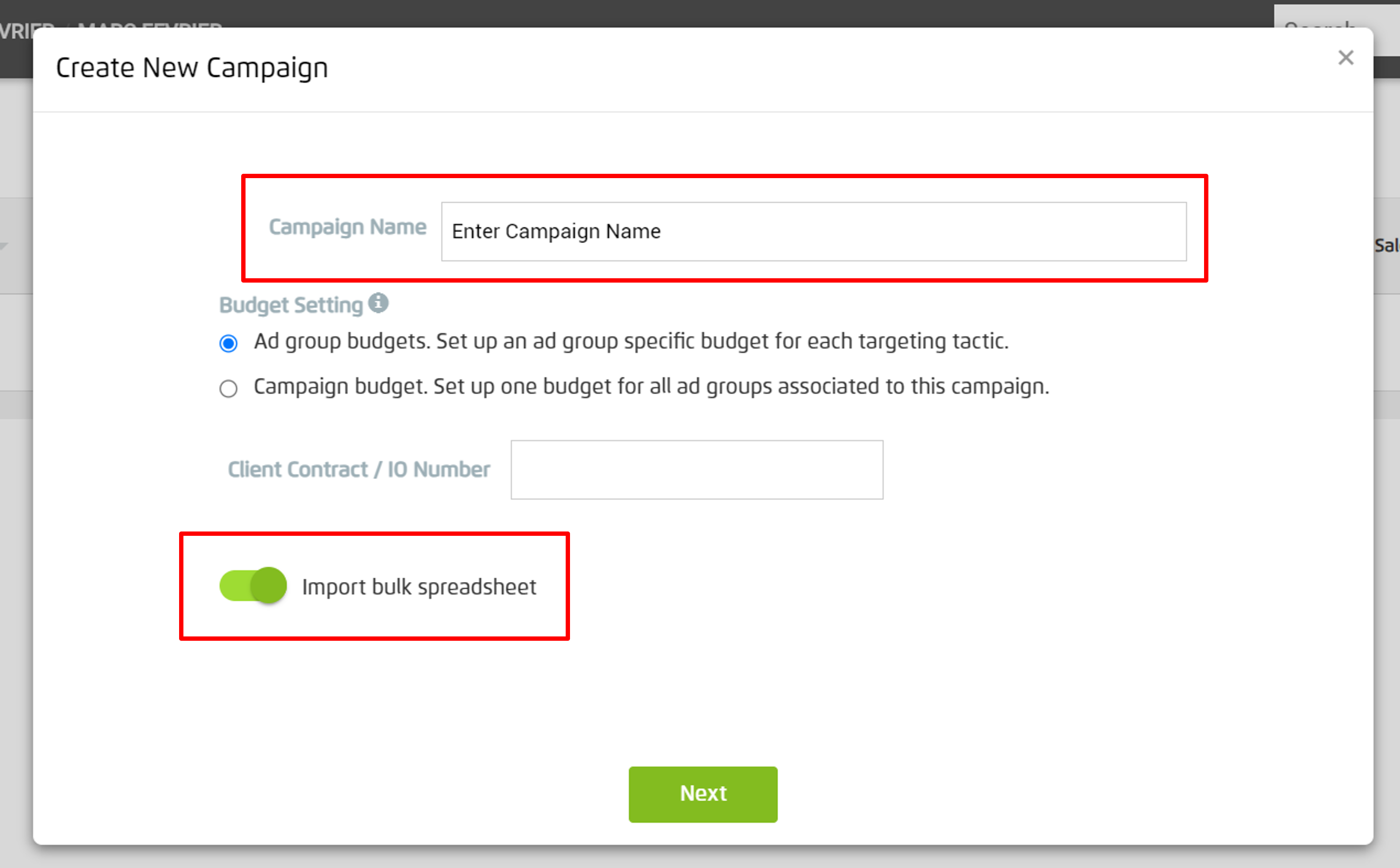 Campaign Bulk Upload – GroundTruth Help Center