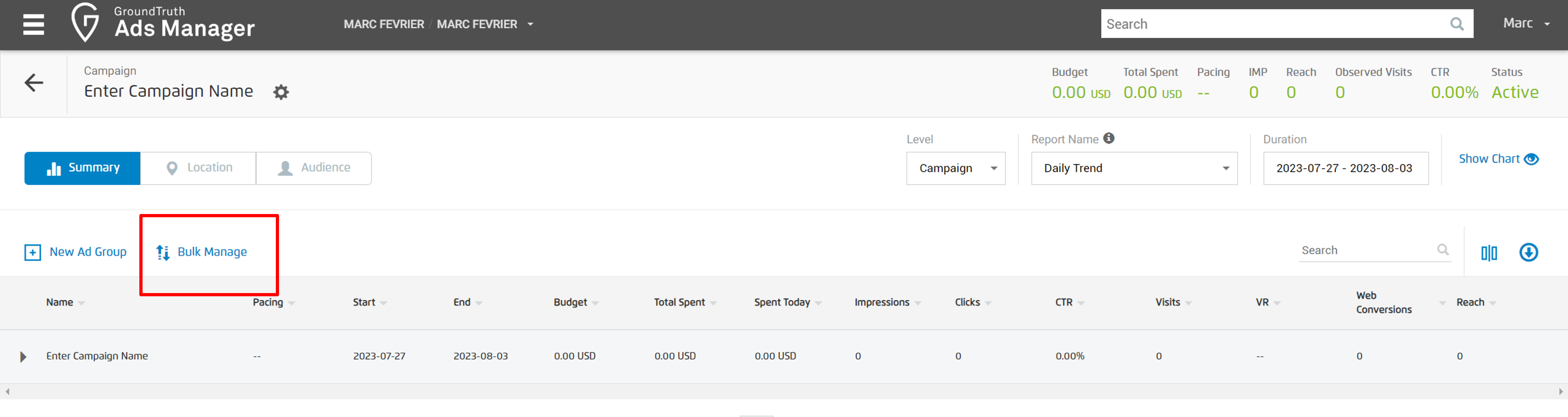Campaign Bulk Upload – GroundTruth Help Center
