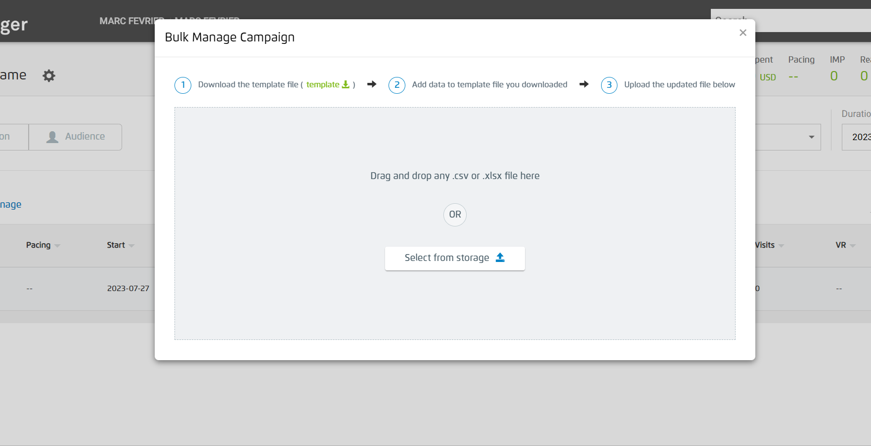 Campaign Bulk Upload – GroundTruth Help Center